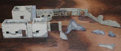 MBA - Small Middle Eastern Village Deal PAINTED, Middle Eastern ...