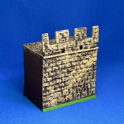 MBA - Short Wall (painted), Castle Buildings, 10199P