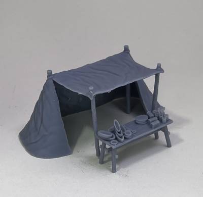 MBA - Wooden Dishes Merchant, Dark Age Terrain, MBAL-103