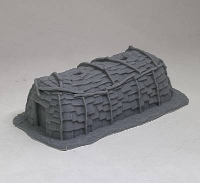 MBA - Huron Longhouse (28mm), Native American structures, ACH28-AF301