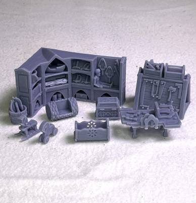 MBA - Carpenter Work Room, Medieval Terrain, MBAL-215