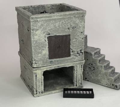 MBA - Two Story Merchant house #2 (painted), Middle Eastern Buildings ...