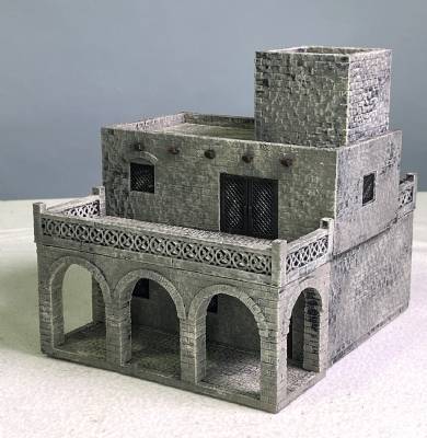 MBA - Large Market Building with Arches, Middle Eastern Buildings, DIR-377