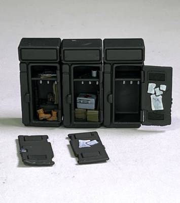 MBA - Modern Wall lockers (3), Sci-Fi Terrain, MBAL-348
