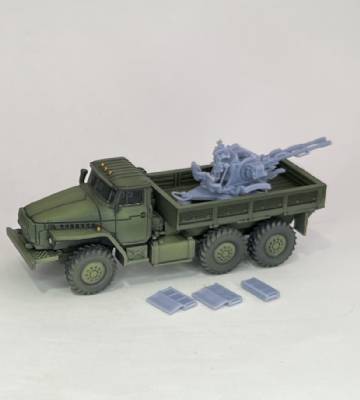 MBA - Ural Truck with ZSU-23-2 Gun, Modern Vehicles, VEH-029