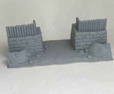 MBA - Roman Turf and Timber Gate (28mm), Roman Fortifications and ...