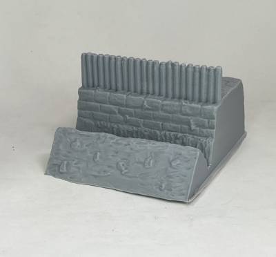 MBA - Roman Turf & Timber Fort Straight (28mm) (2), Roman ...