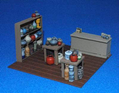 MBA - Pottery Store Interior, Middle Eastern Terrain, DIR-336